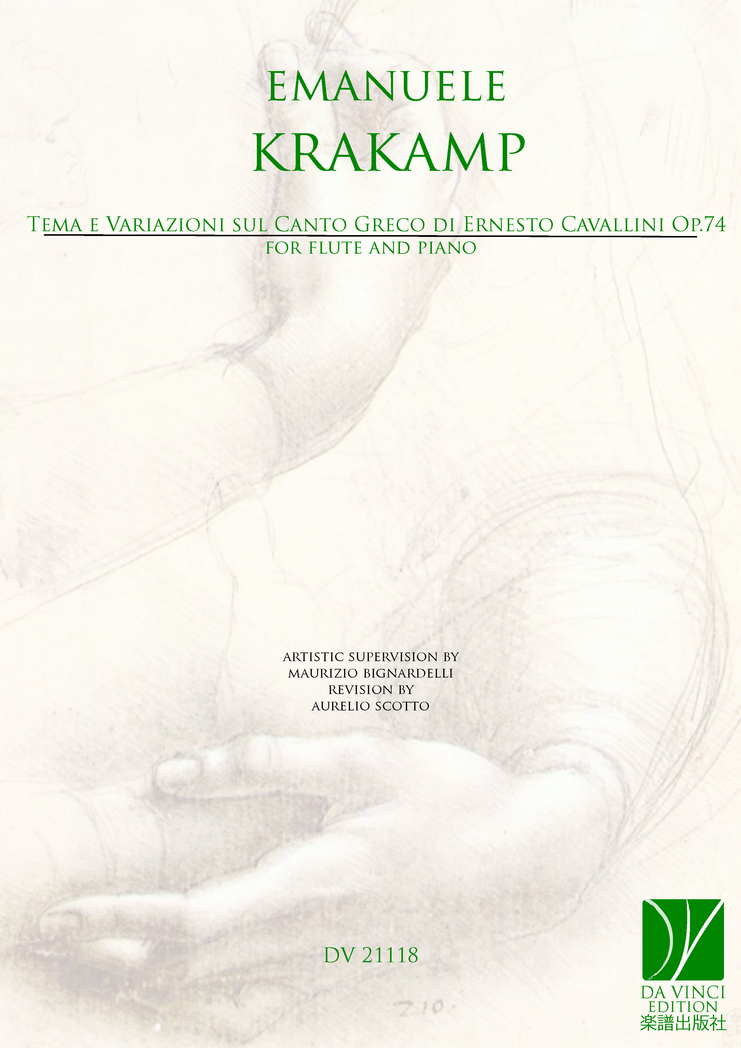 DA VINCI PUBLISHING Emanuele Krakamp: Tema e Variazioni sul Canto Greco ...